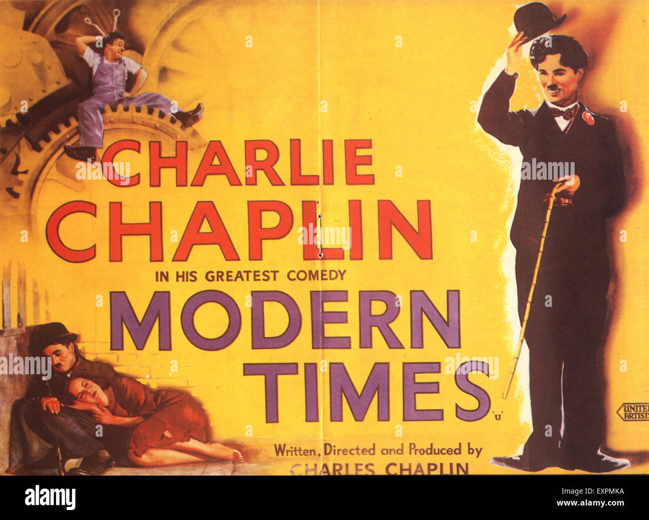 Modern times 1936 poster hi-res stock photography and images - Alamy