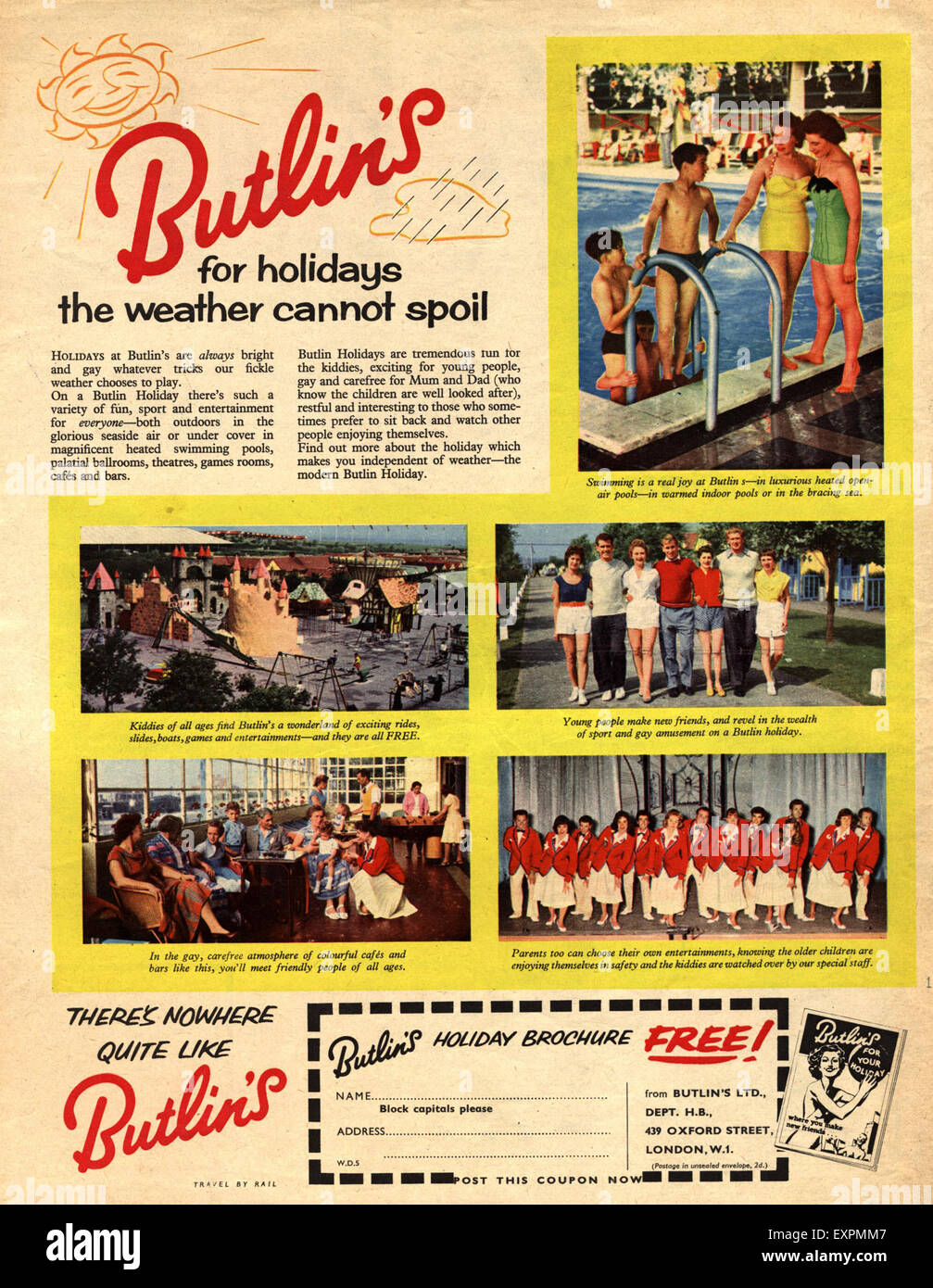 Butlin's 1970s hi-res stock photography and images - Alamy