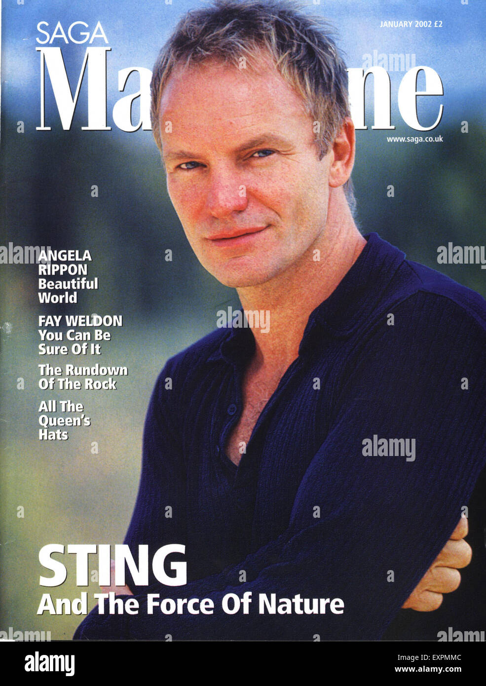 2000s UK Saga Magazine Cover Stock Photo - Alamy