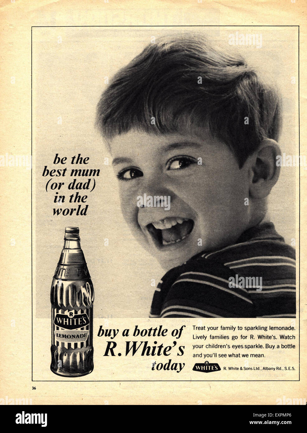 R whites lemonade advert hi-res stock photography and images - Alamy