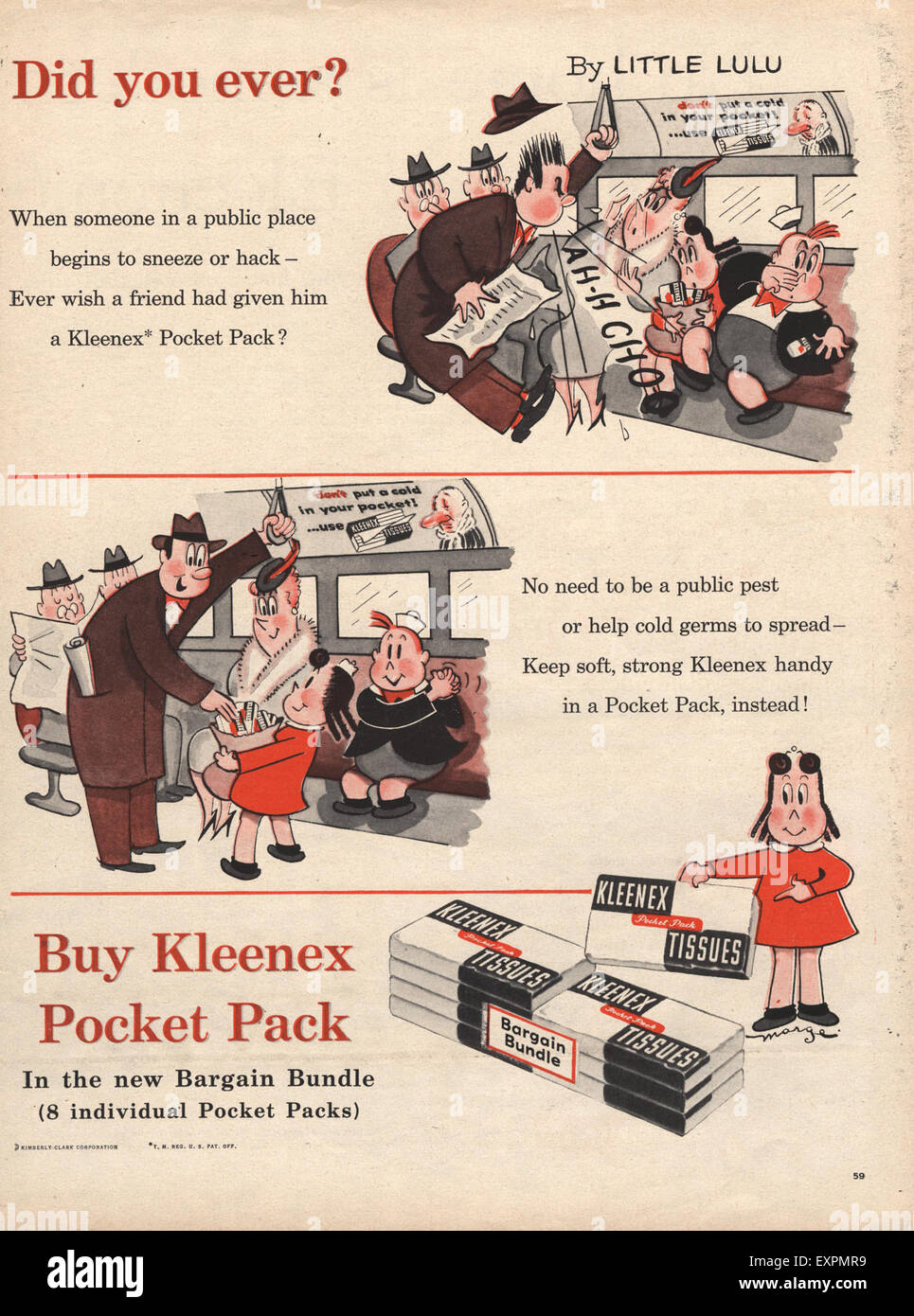 Kleenex tissues advert hi-res stock photography and images - Alamy