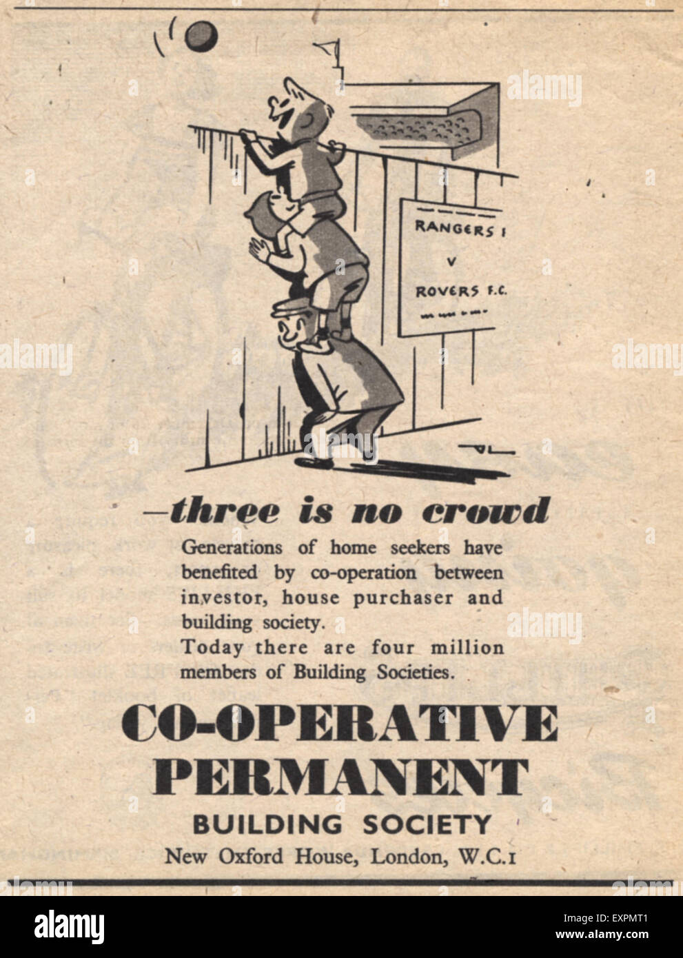 1940s UK Co-operative Magazine Advert Stock Photo - Alamy