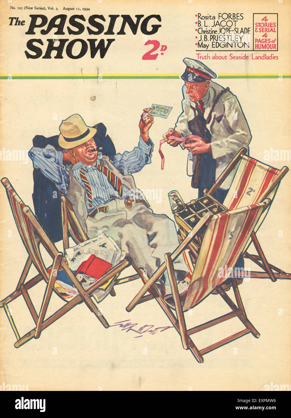 1930s UK The Passing Show Magazine Cover Stock Photo - Alamy