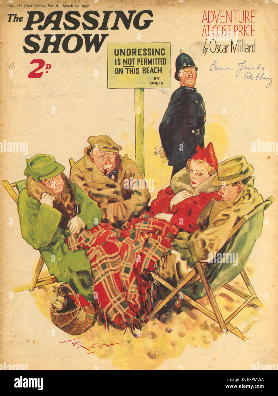 1930s UK The Passing Show Magazine Cover Stock Photo - Alamy