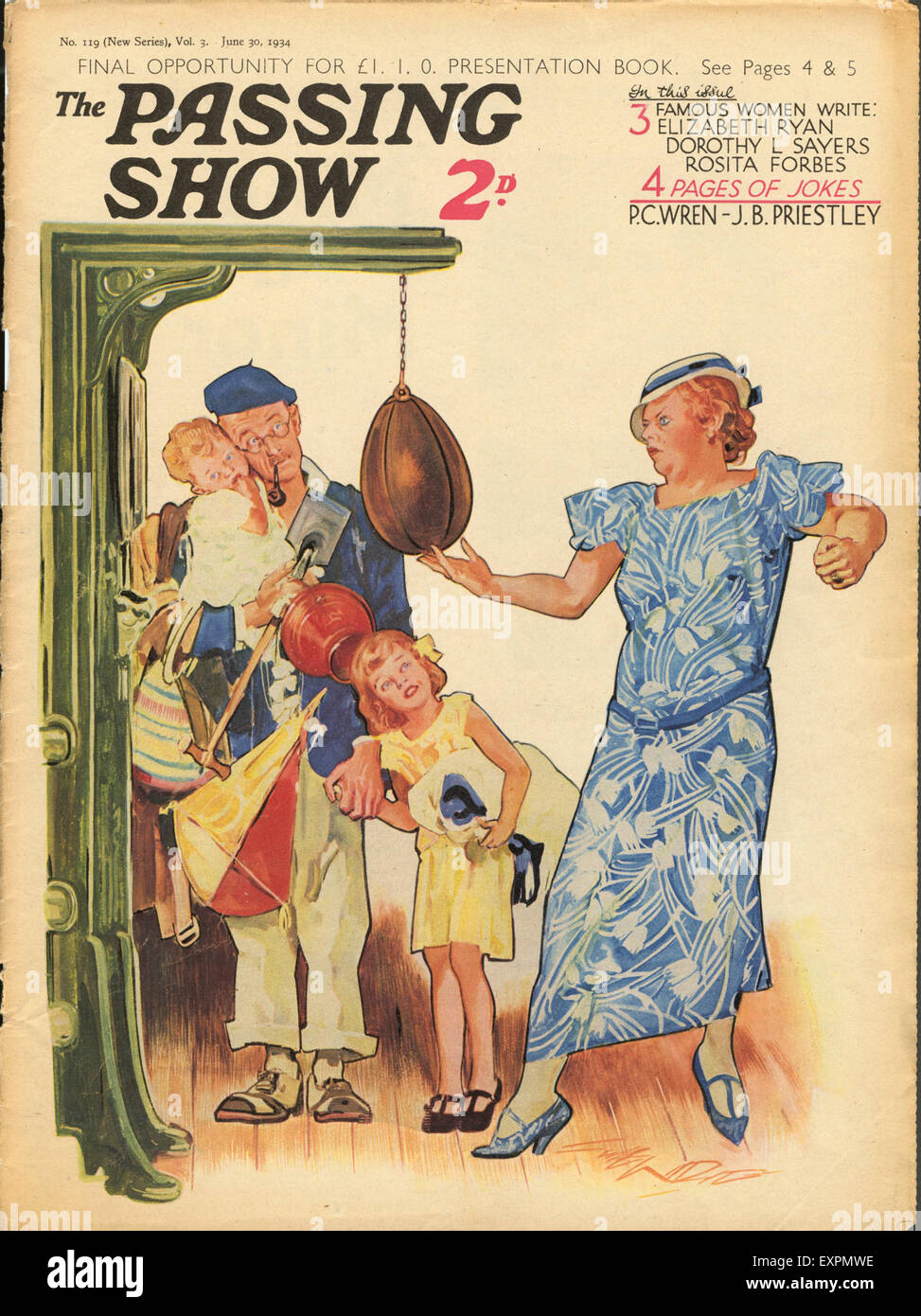 1930s UK The Passing Show Magazine Cover Stock Photo - Alamy