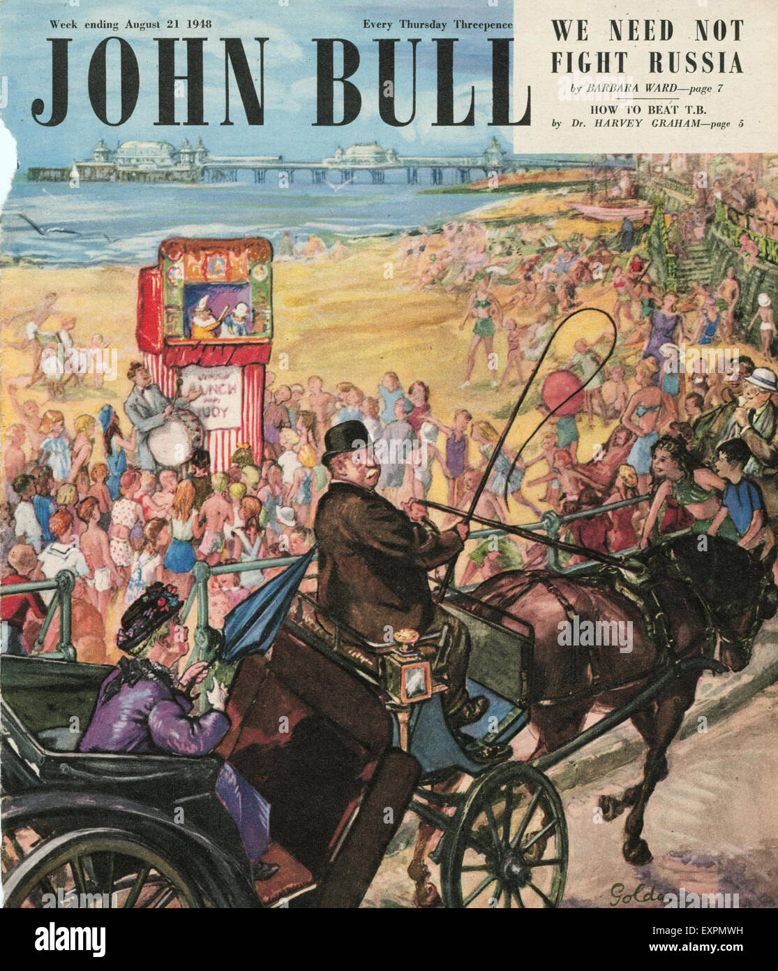 1940s UK John Bull Magazine Cover Stock Photo - Alamy