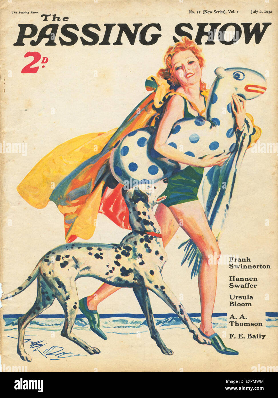 1930s UK The Passing Show Magazine Cover Stock Photo - Alamy