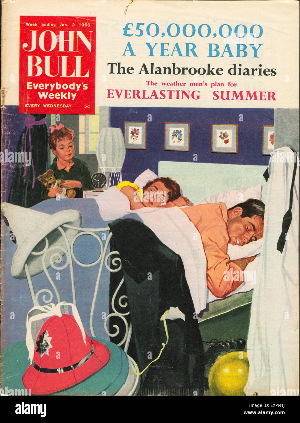 1950s UK John Bull Magazine Cover Stock Photo - Alamy