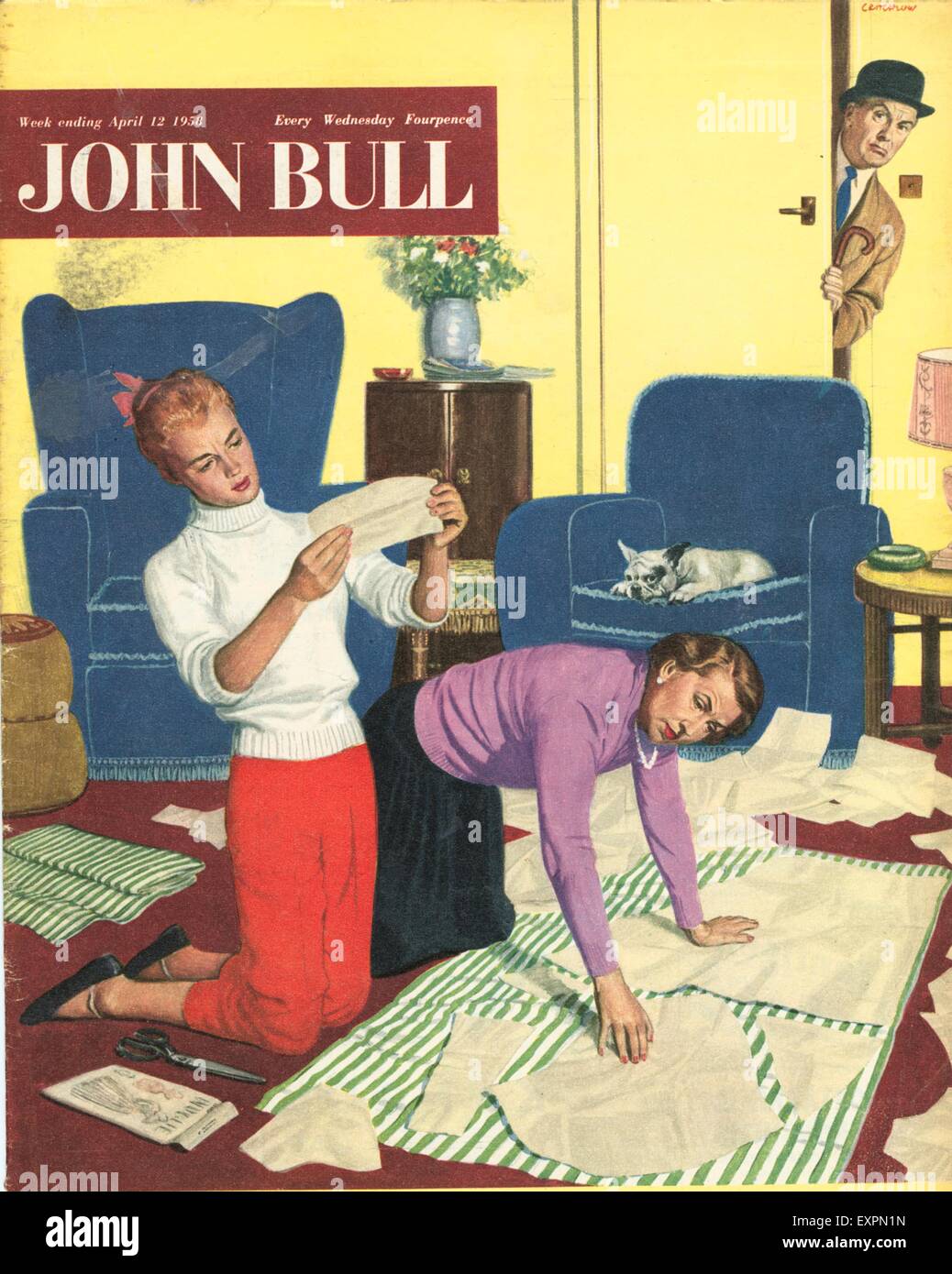 John bull magazine cover hi-res stock photography and images - Alamy