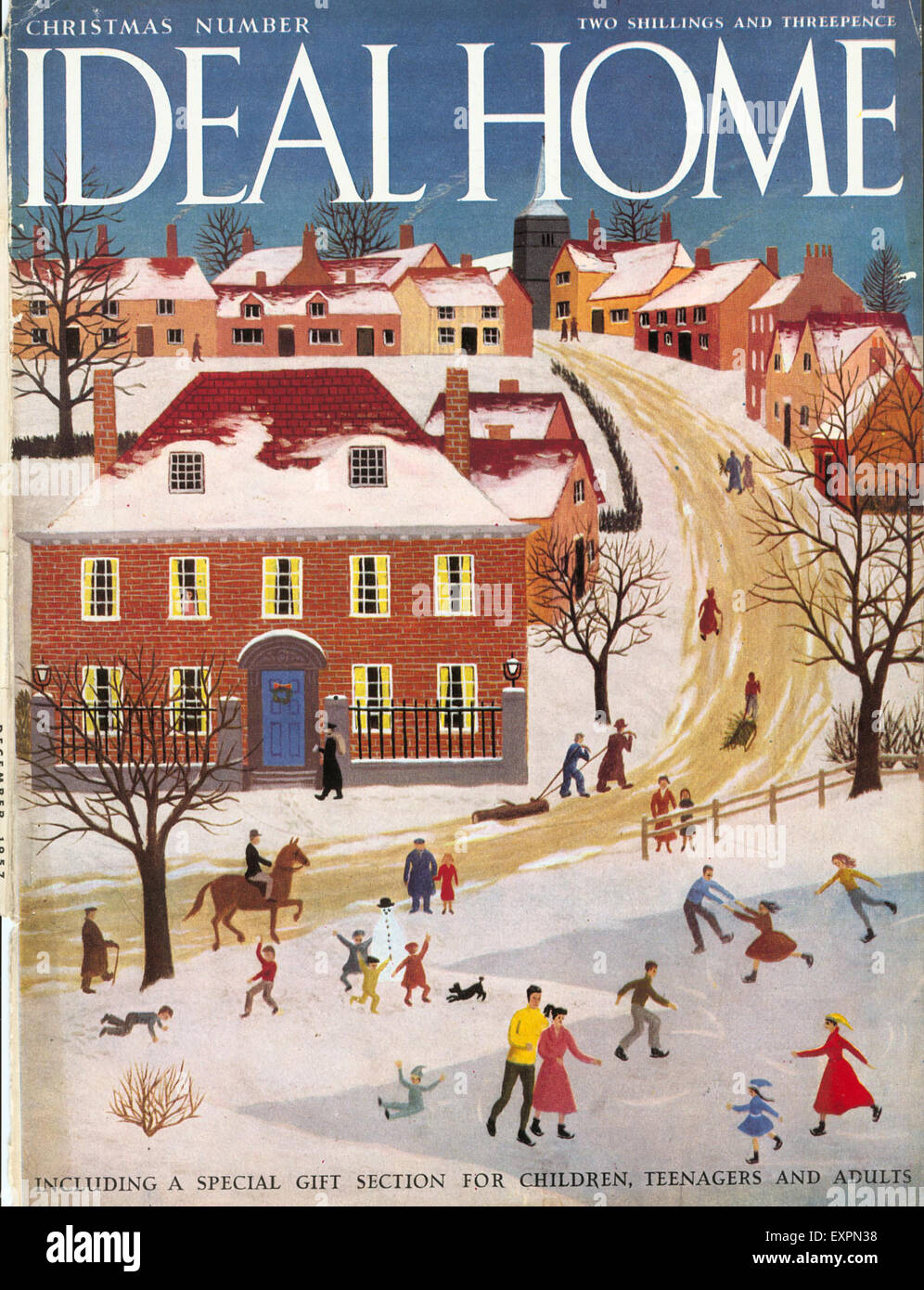1950s UK Ideal Home Magazine Cover Stock Photo - Alamy