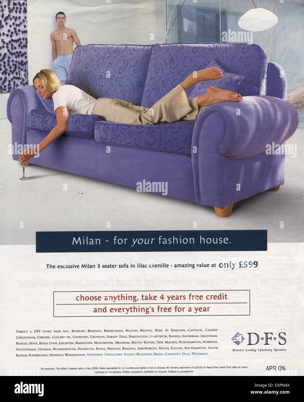 Dfs advert hi-res stock photography and images - Alamy