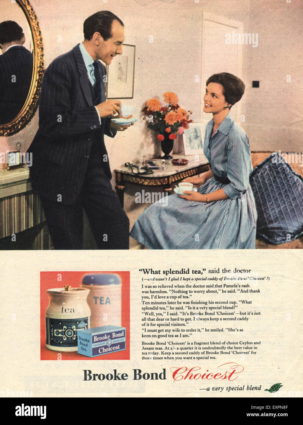 Afternoon tea advert hi-res stock photography and images - Alamy