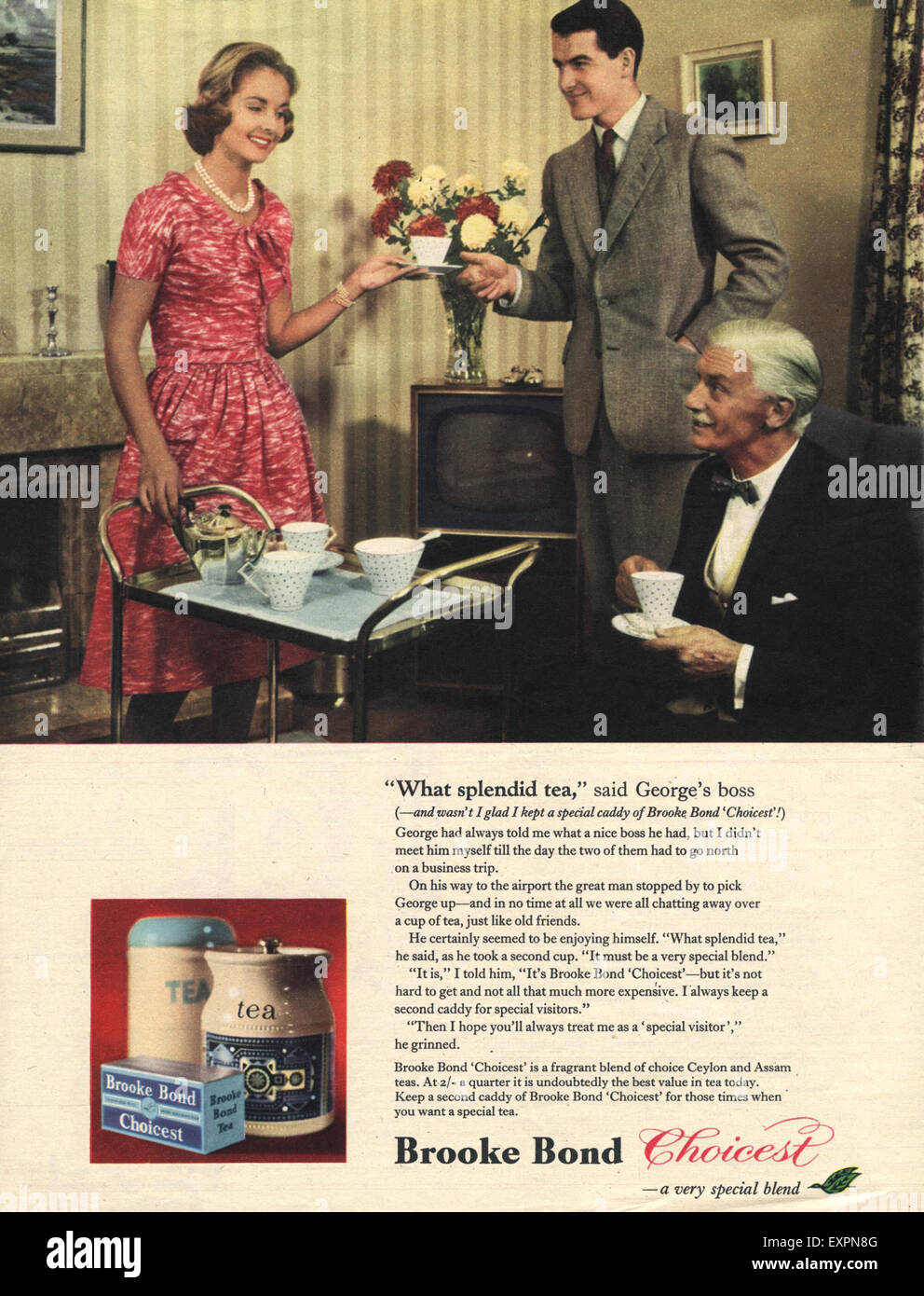 Afternoon tea advert hi-res stock photography and images - Alamy