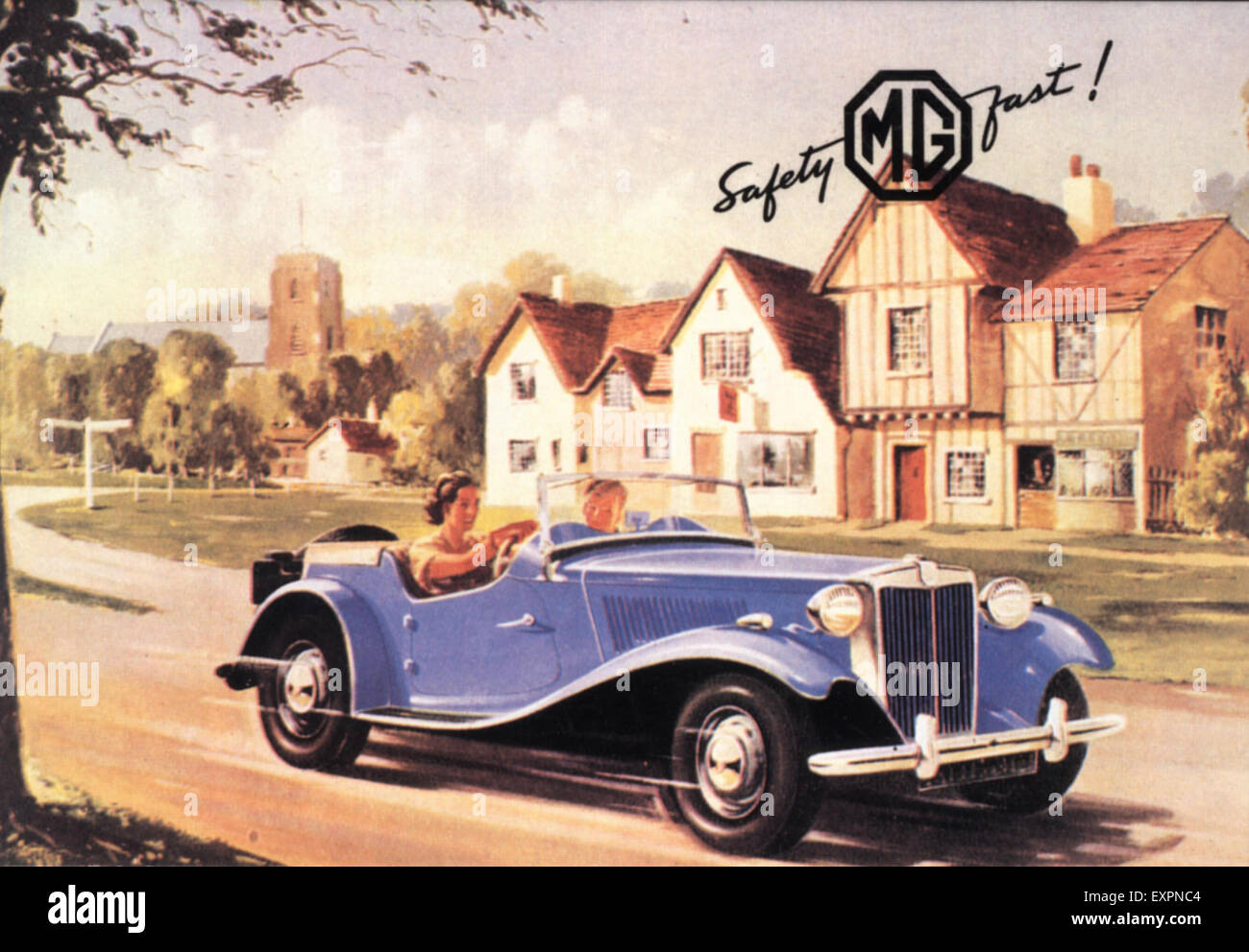 1930s UK MG Cars Magazine Advert Stock Photo - Alamy