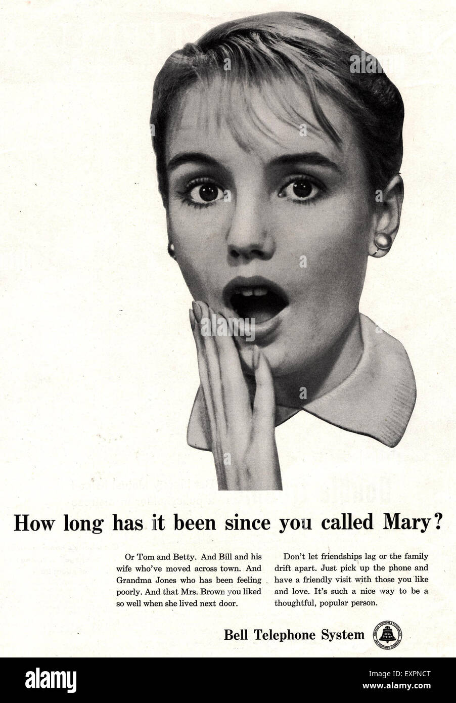 1940s USA Bell Magazine Advert Stock Photo - Alamy