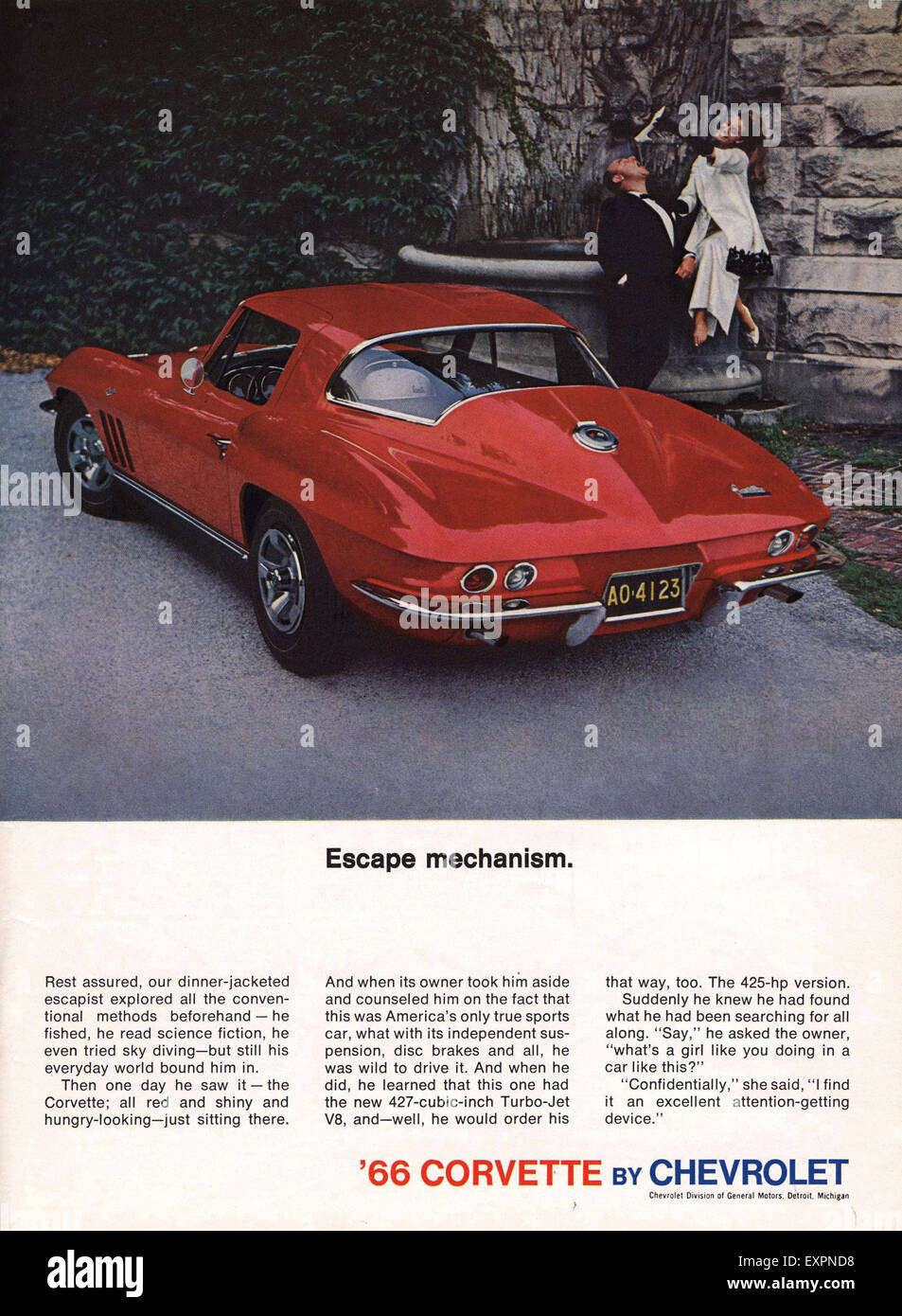 1960s USA Chevrolet Magazine Advert Stock Photo - Alamy