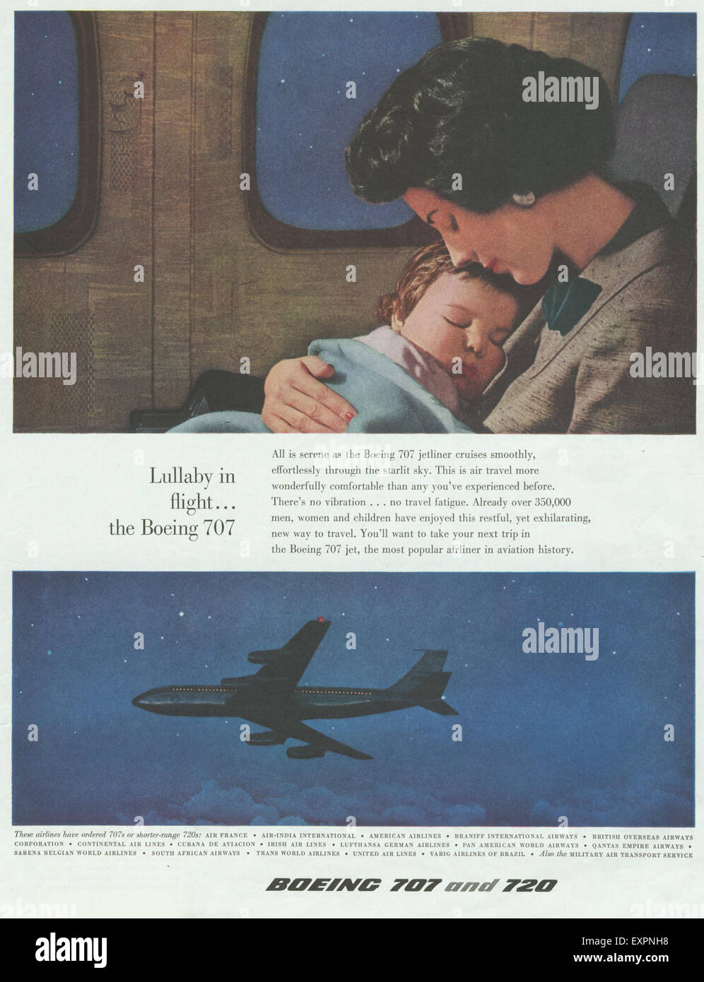 Boeing advert hi-res stock photography and images - Alamy