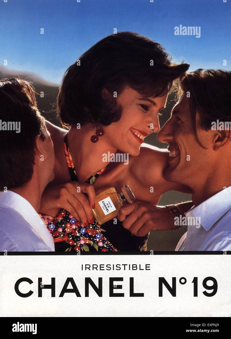 1980s UK Chanel Magazine Advert Stock Photo - Alamy