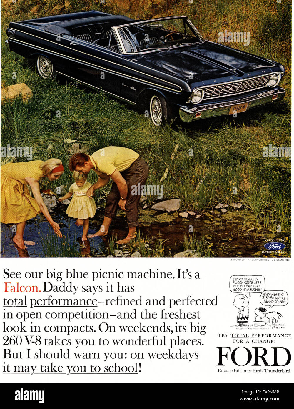 1960s USA Ford Magazine Advert Stock Photo - Alamy