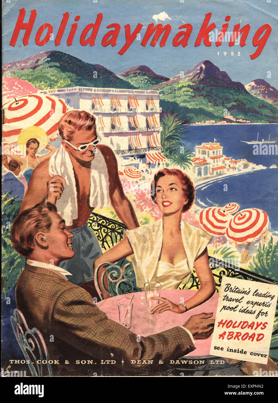 1950s UK Thomas Cook Magazine Advert Stock Photo - Alamy