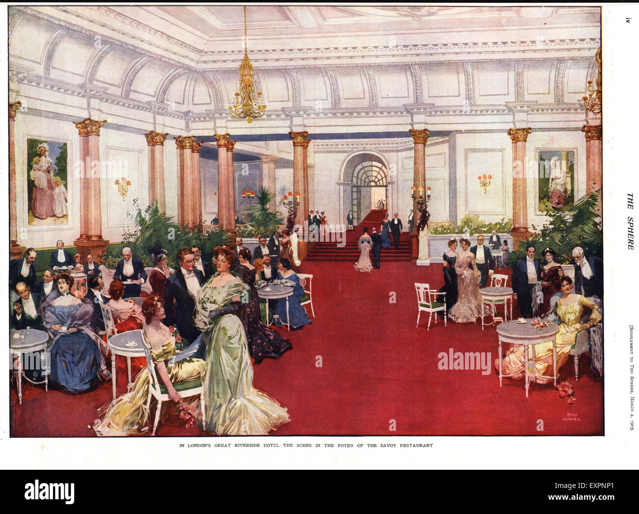 1900s UK Sphere Magazine Cover Stock Photo - Alamy