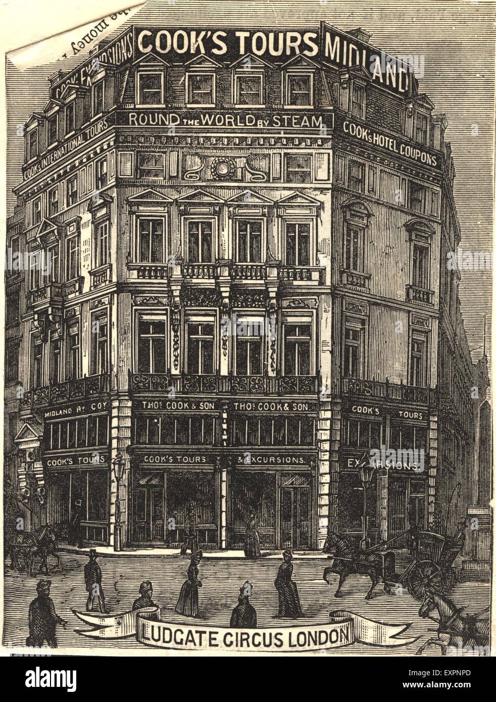 1890s UK Thomas Cook Magazine Advert Stock Photo - Alamy