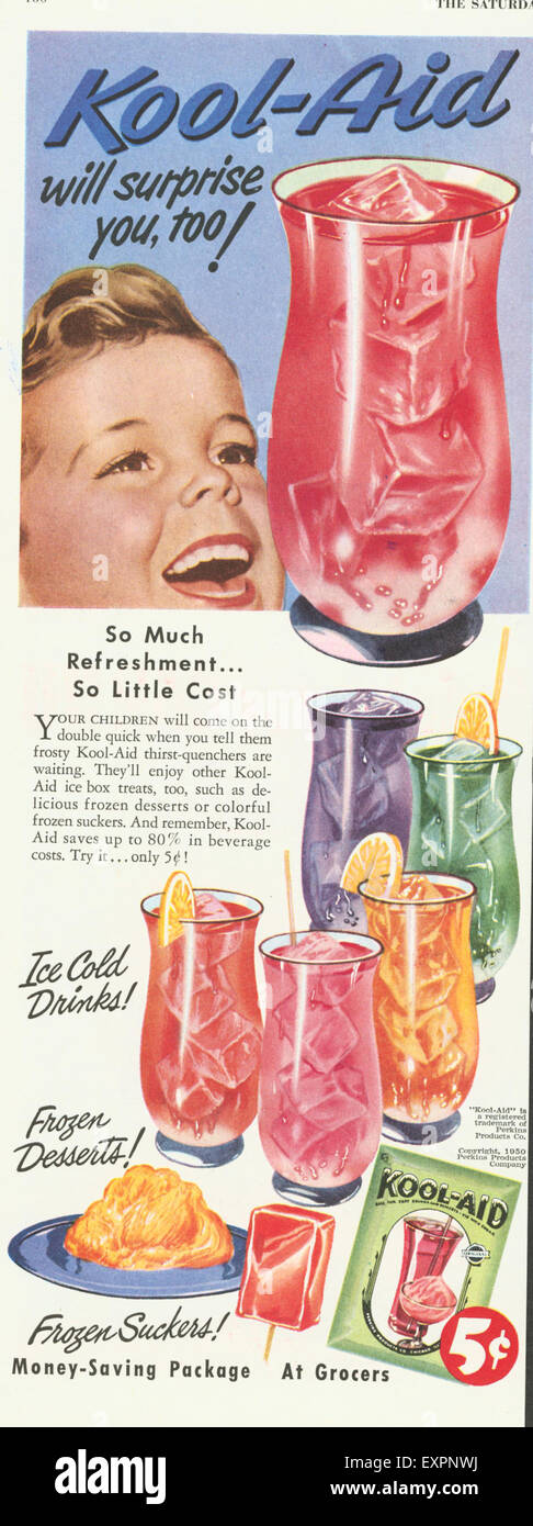Kool aid 1950s hi-res stock photography and images - Alamy