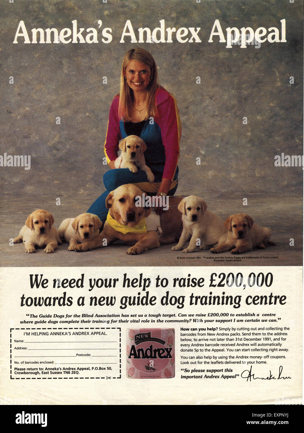 Andrex advert hi-res stock photography and images - Alamy