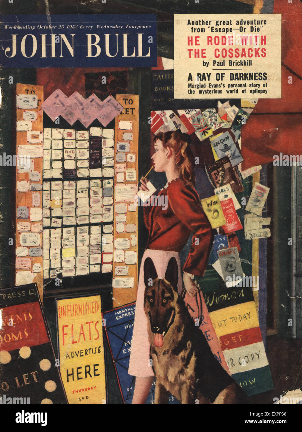 1950s UK John Bull Magazine Cover Stock Photo - Alamy