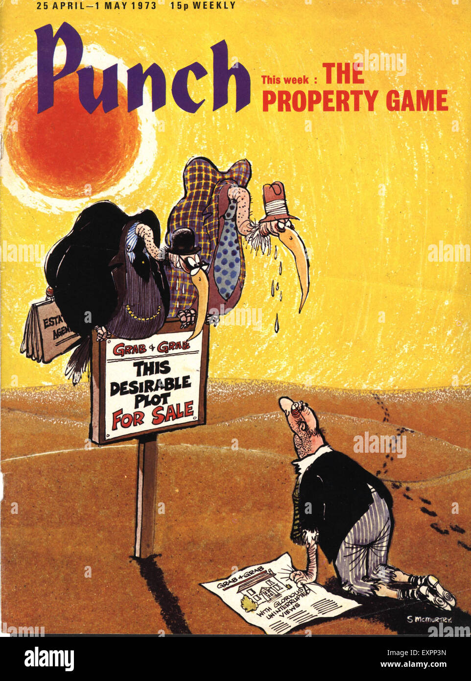 1970s UK Punch Magazine Cover Stock Photo - Alamy