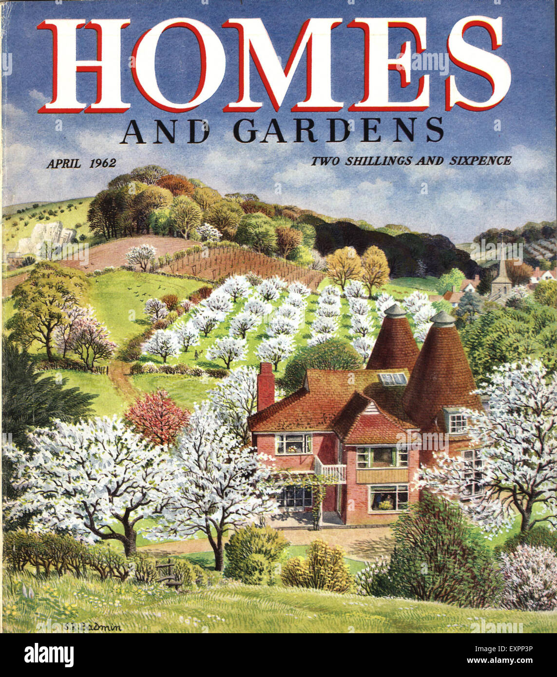 Homes and gardens magazine cover hi-res stock photography and images ...