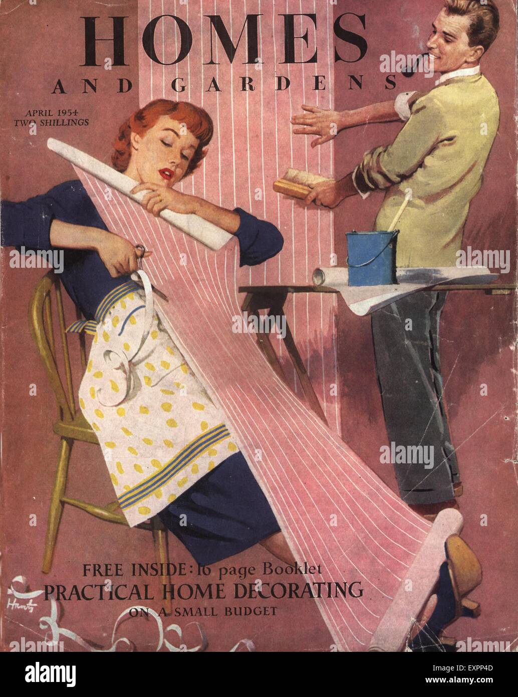 1950s uk home magazine cover hi-res stock photography and images - Alamy