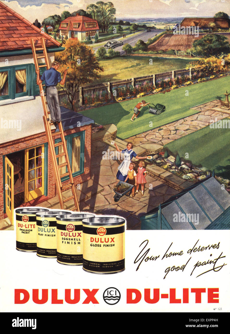 1950s uk dulux paint magazine hi-res stock photography and images - Alamy