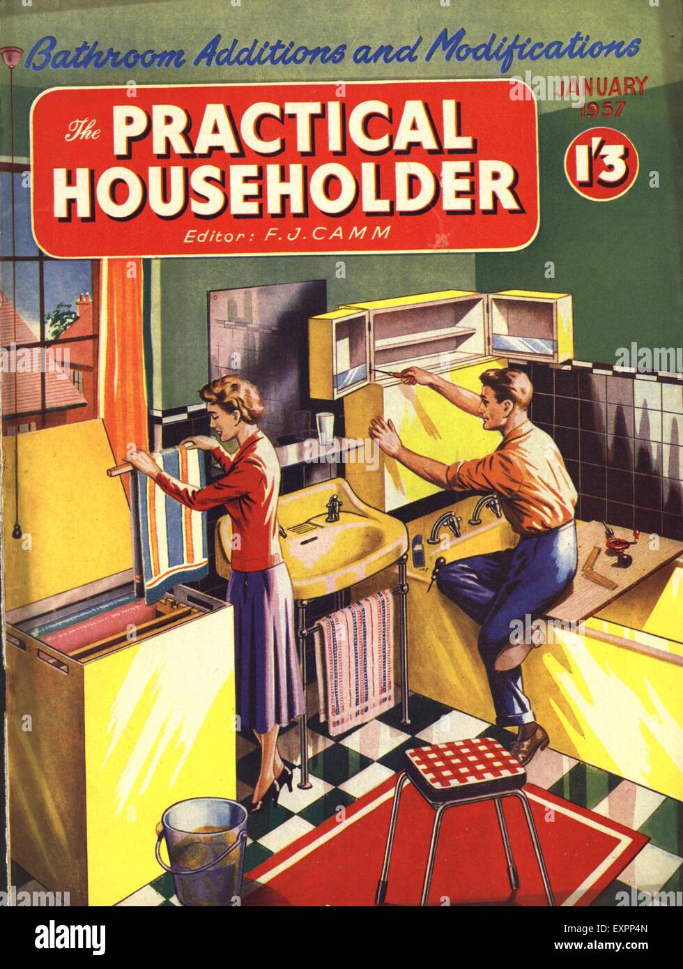 1950s uk home magazine cover hi-res stock photography and images - Alamy