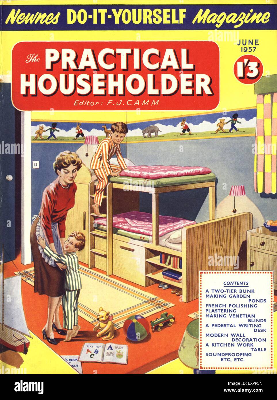 1950s uk woman magazine cover hi-res stock photography and images - Alamy