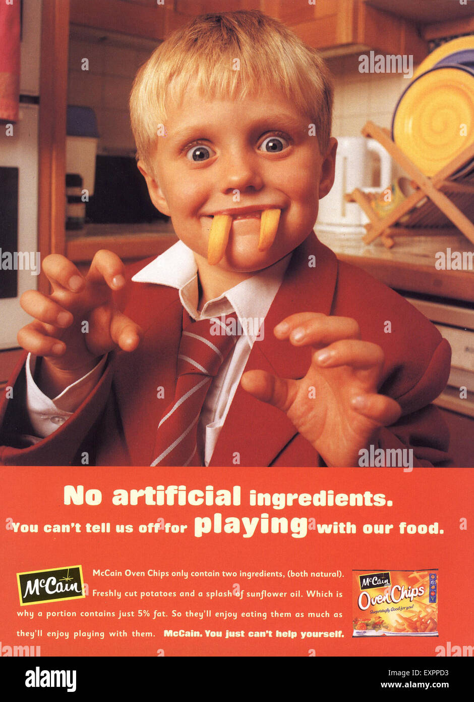 Mccain chips advert hi-res stock photography and images - Alamy