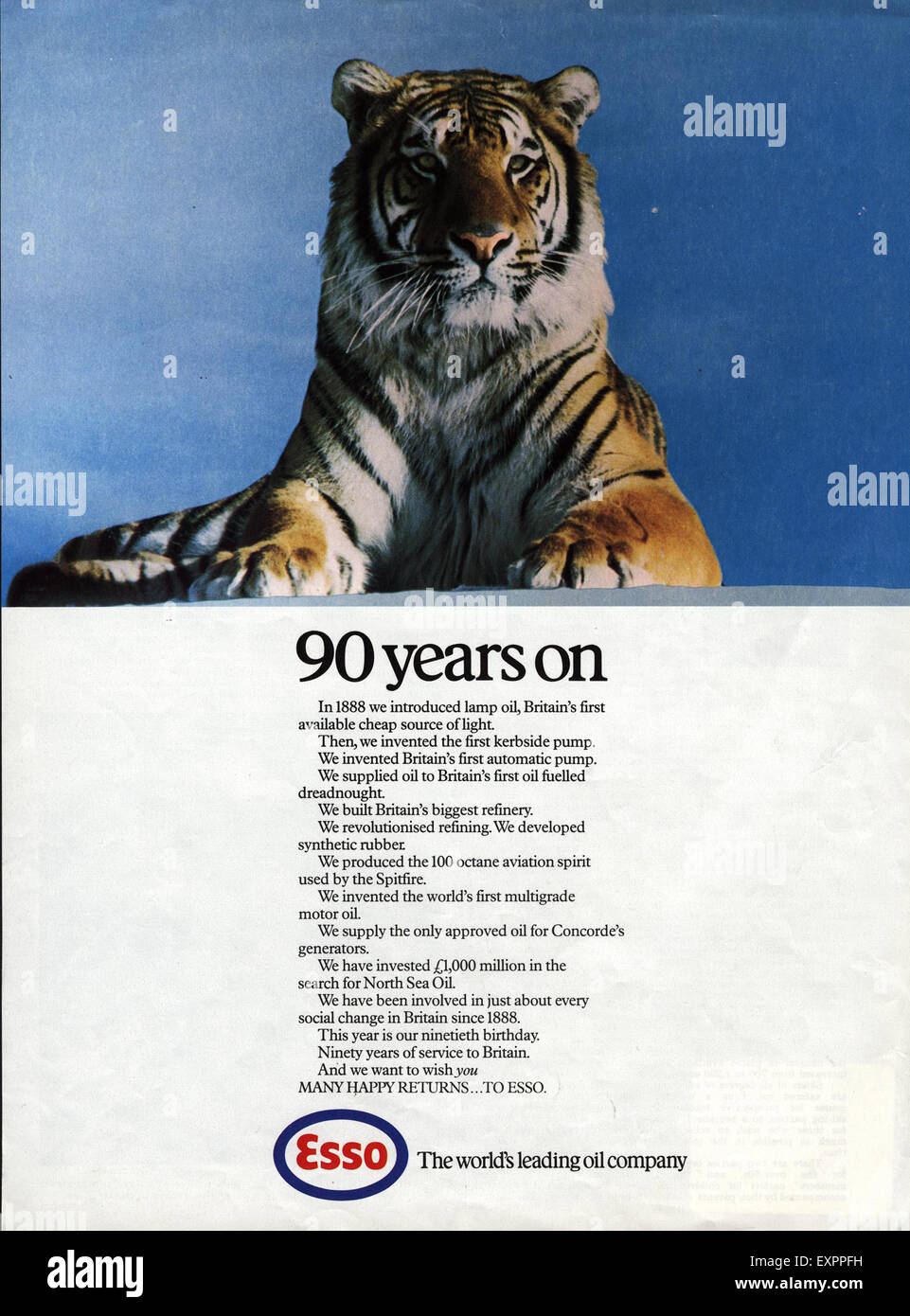 Esso advert hi-res stock photography and images - Alamy