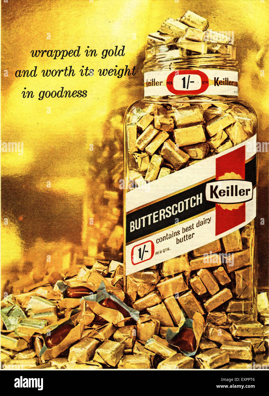 1950s uk keiller butterscotch magazine hi-res stock photography and ...