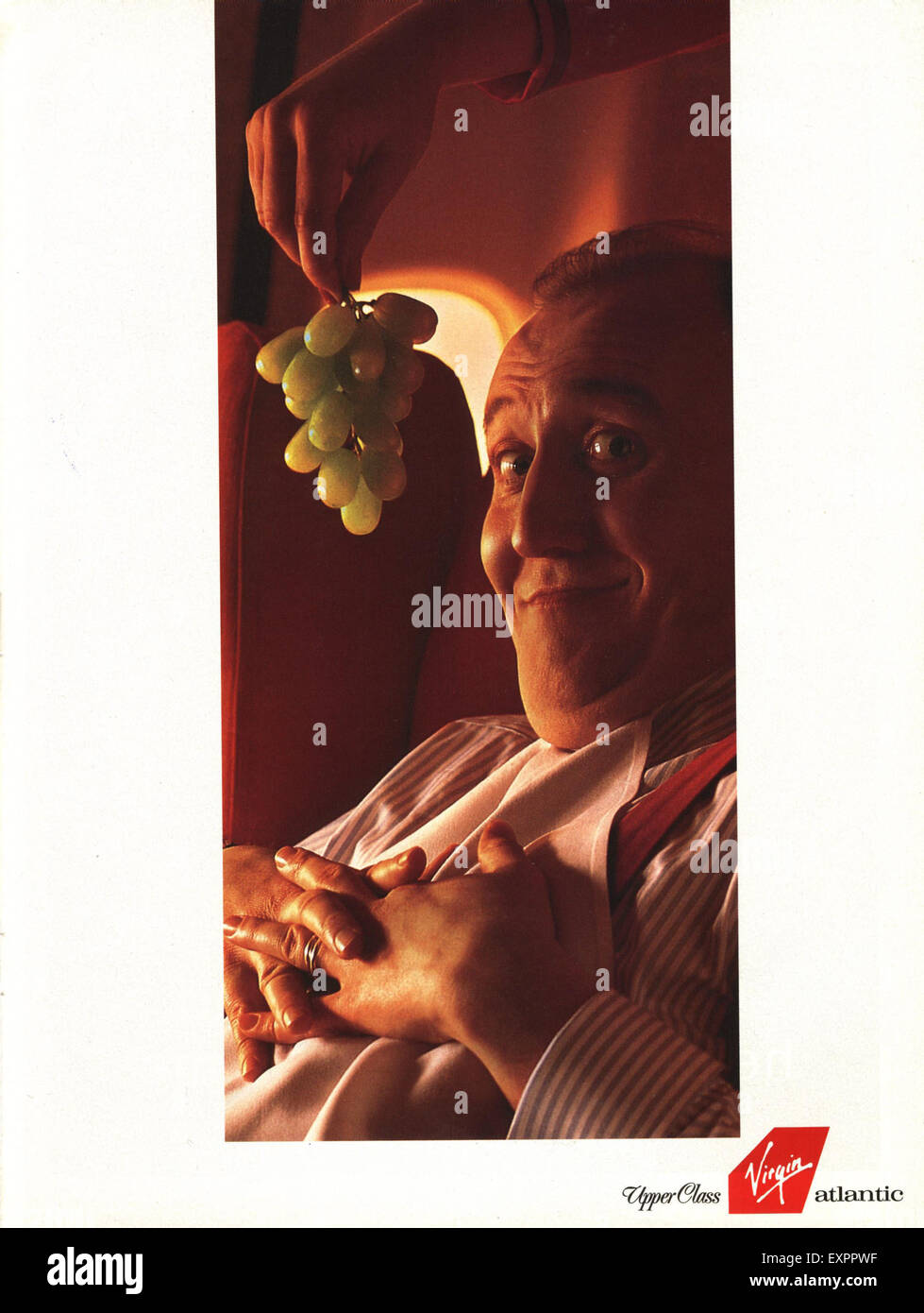 1990s UK Virgin Atlantic Magazine Advert Stock Photo - Alamy