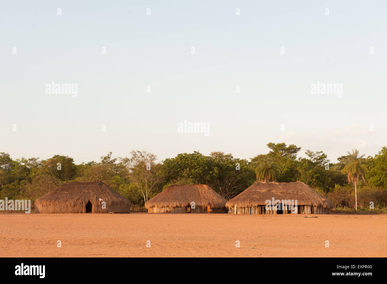 Xingu Indigenous Park Mato Grosso Brazil Aldeia Matipu Oca Houses Xingu Indigenous Park Mato Grosso Brazil Aldeia Matipu Oca Houses