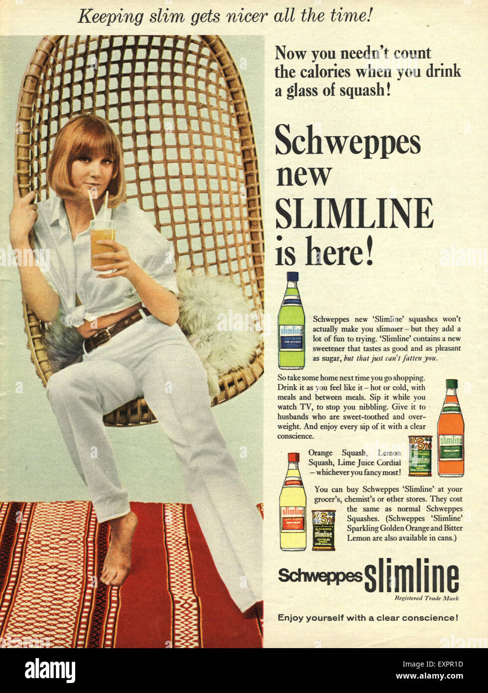 Schweppes advert hi-res stock photography and images - Alamy