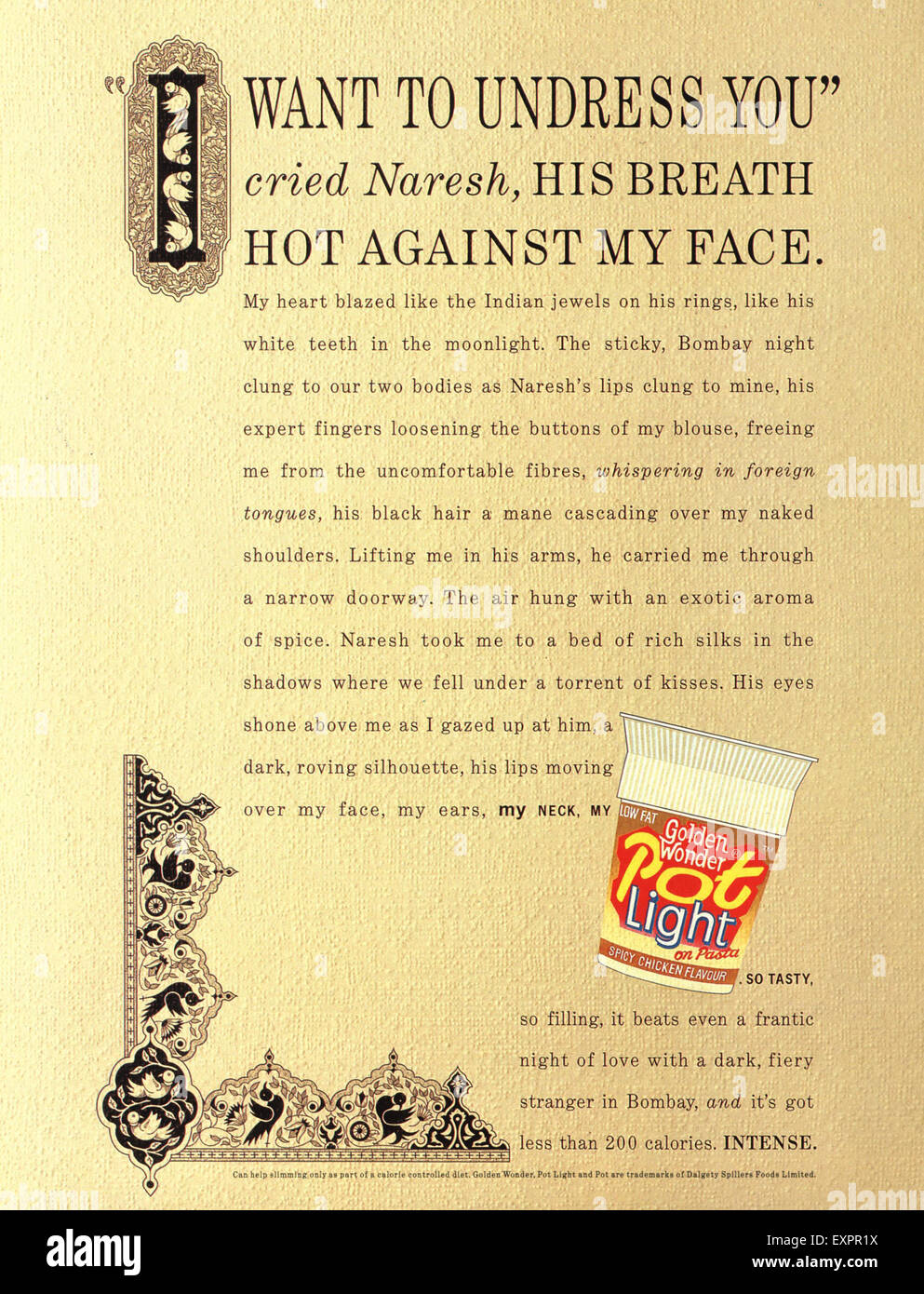 1990s UK Pot Noodles Magazine Advert Stock Photo - Alamy