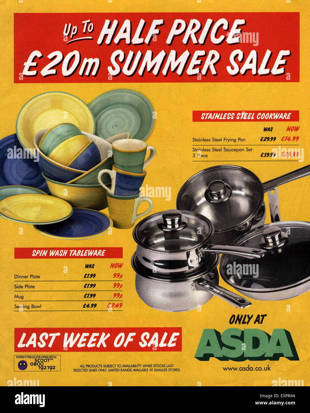 2000s UK asda Magazine Advert Stock Photo - Alamy