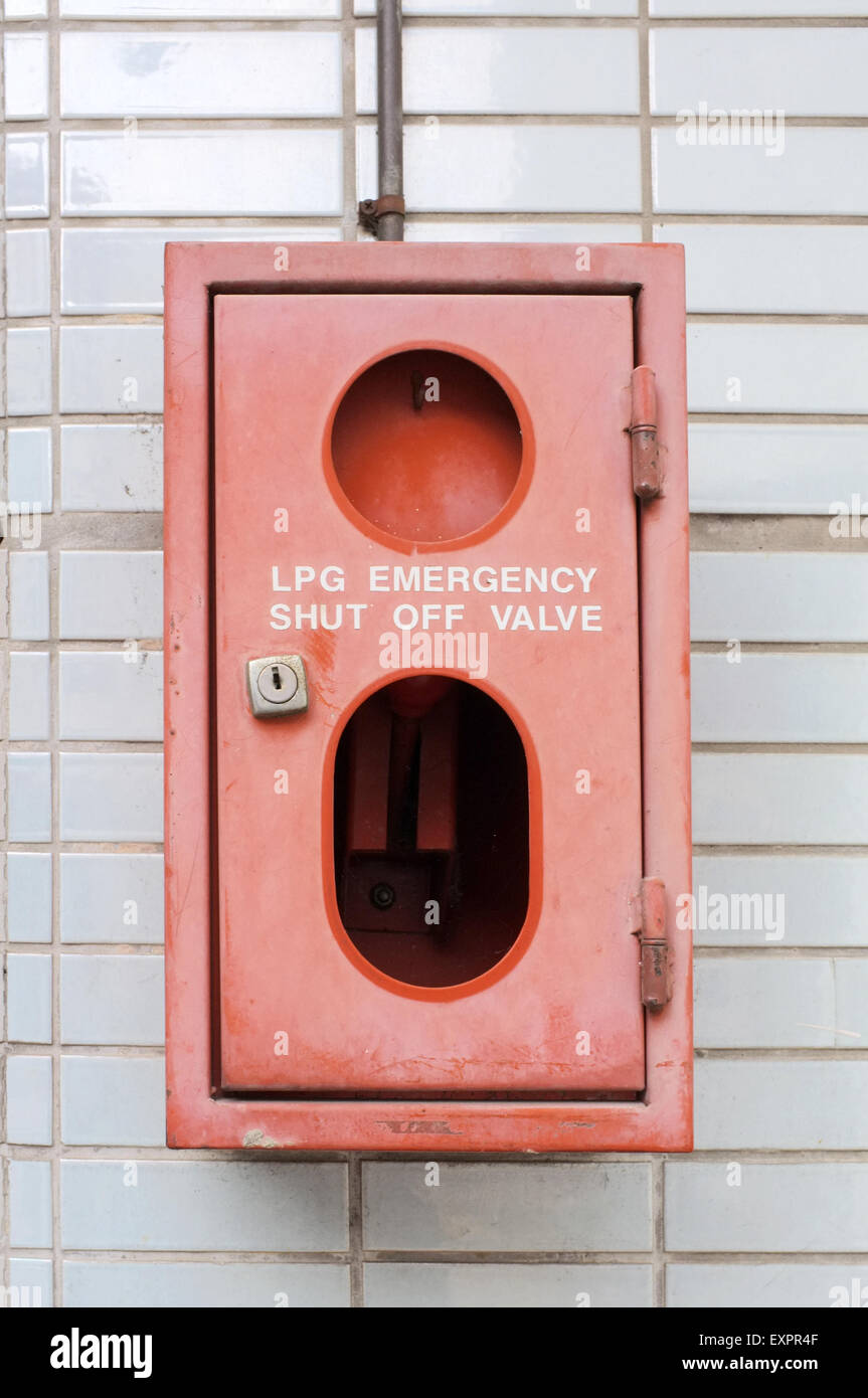 Emergency safety cabinet Stock Photo - Alamy