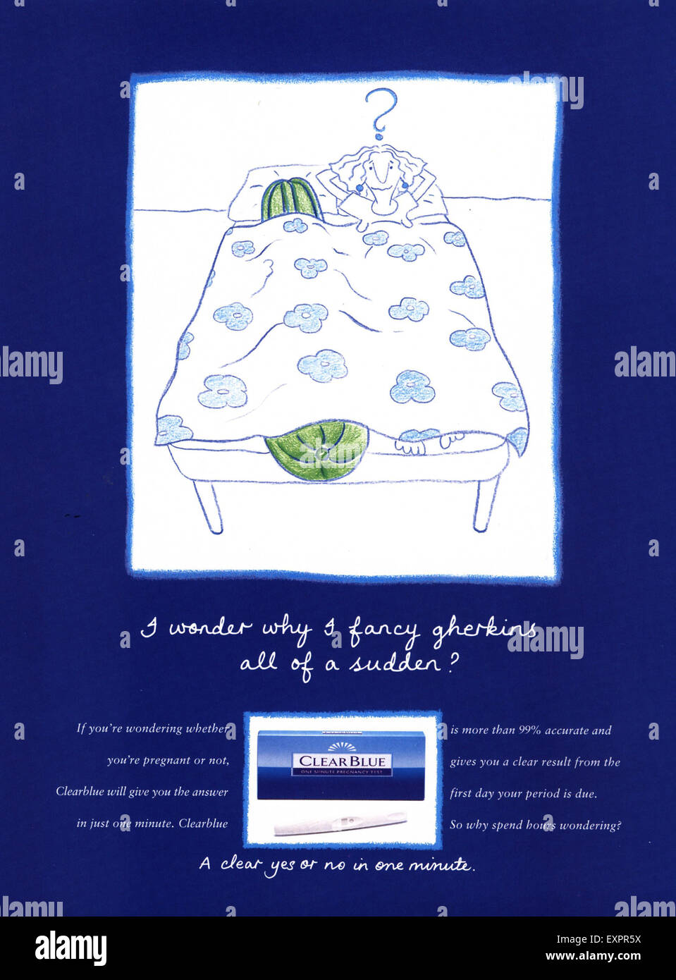 2000s UK Clear Blue Magazine Advert Stock Photo - Alamy