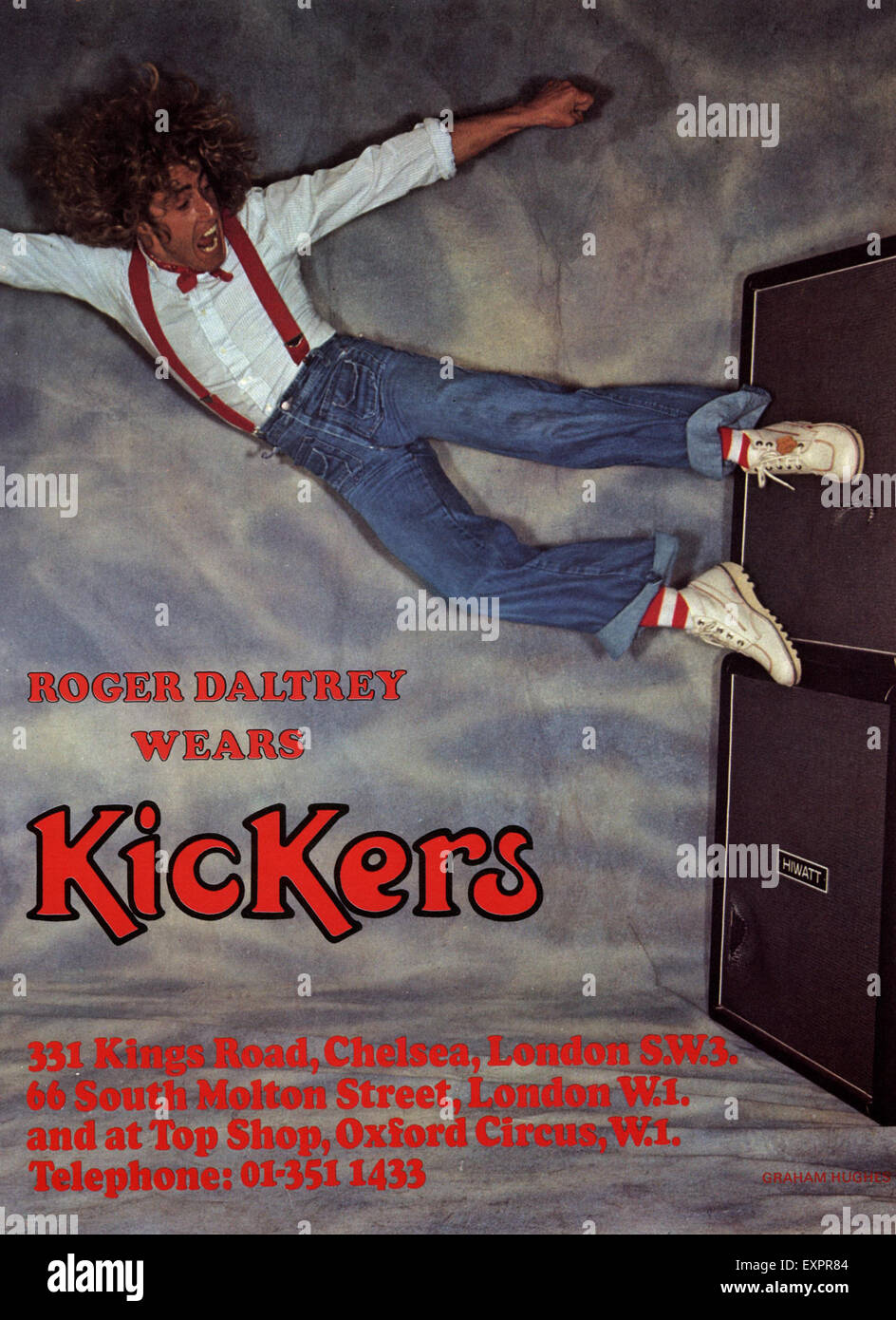 1970s UK Kickers Magazine Advert Stock Photo - Alamy
