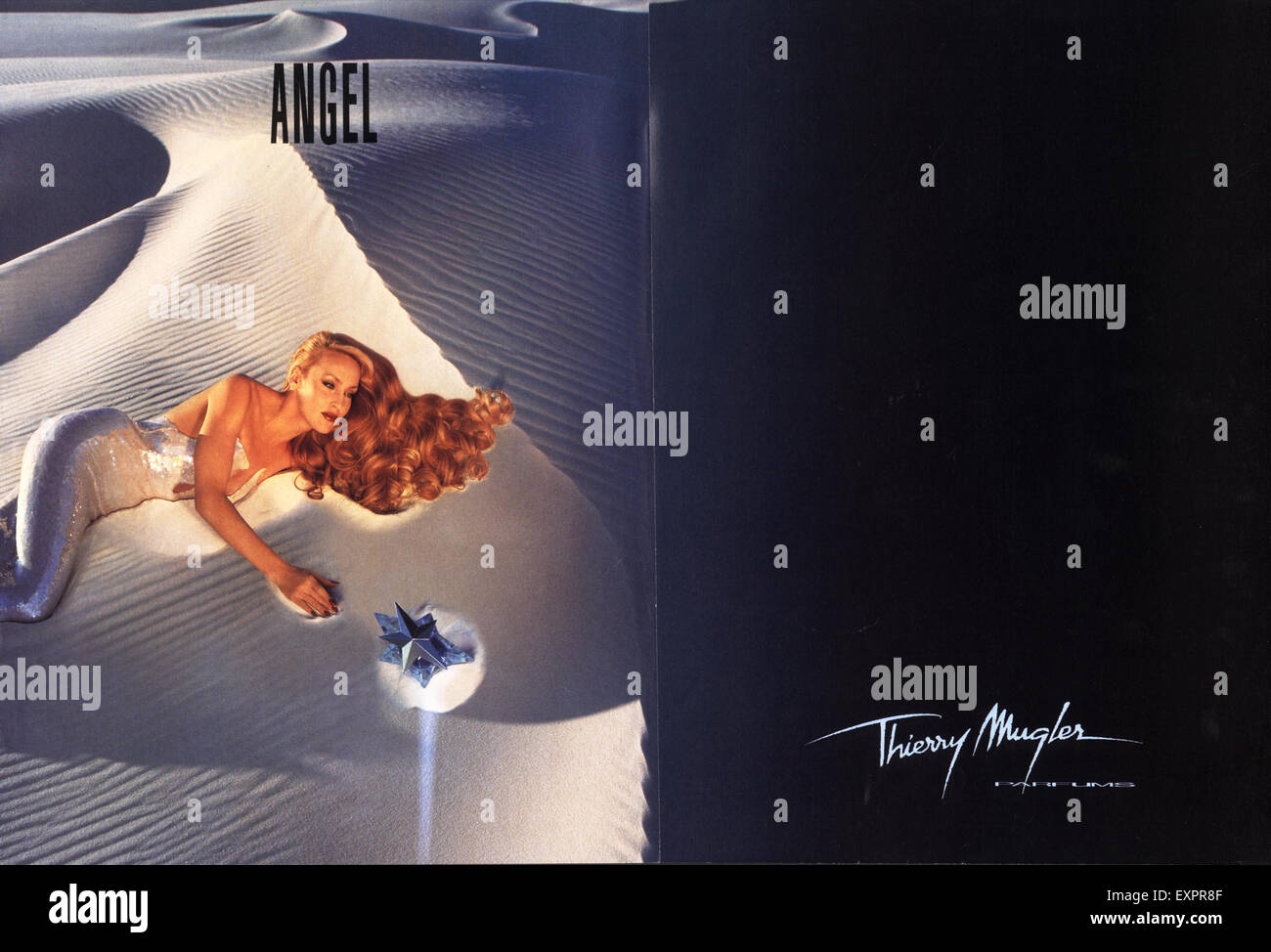 2000s UK Thierry Mugler Angel Magazine Advert Stock Photo - Alamy