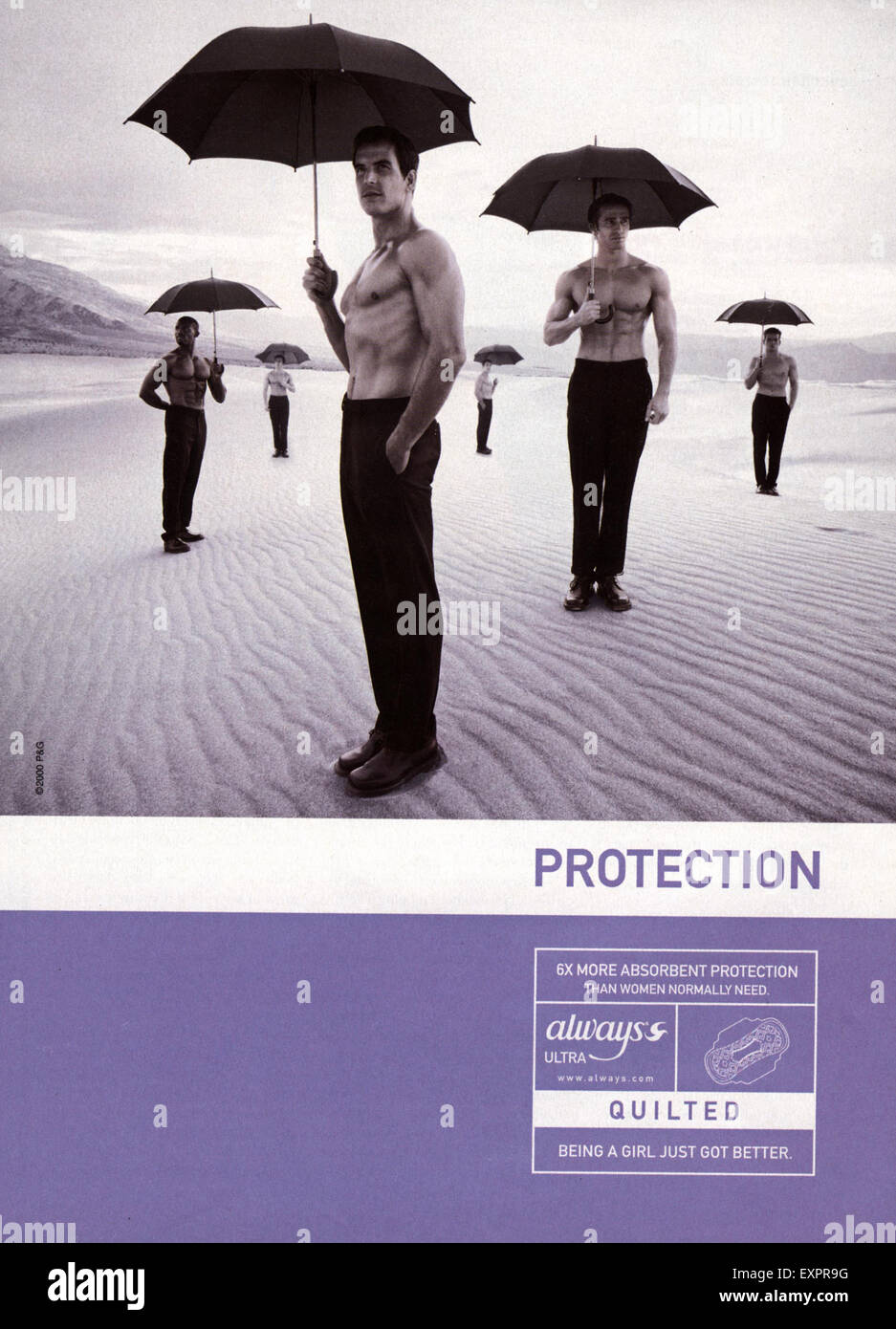 2000s USA Always Magazine Advert Stock Photo - Alamy