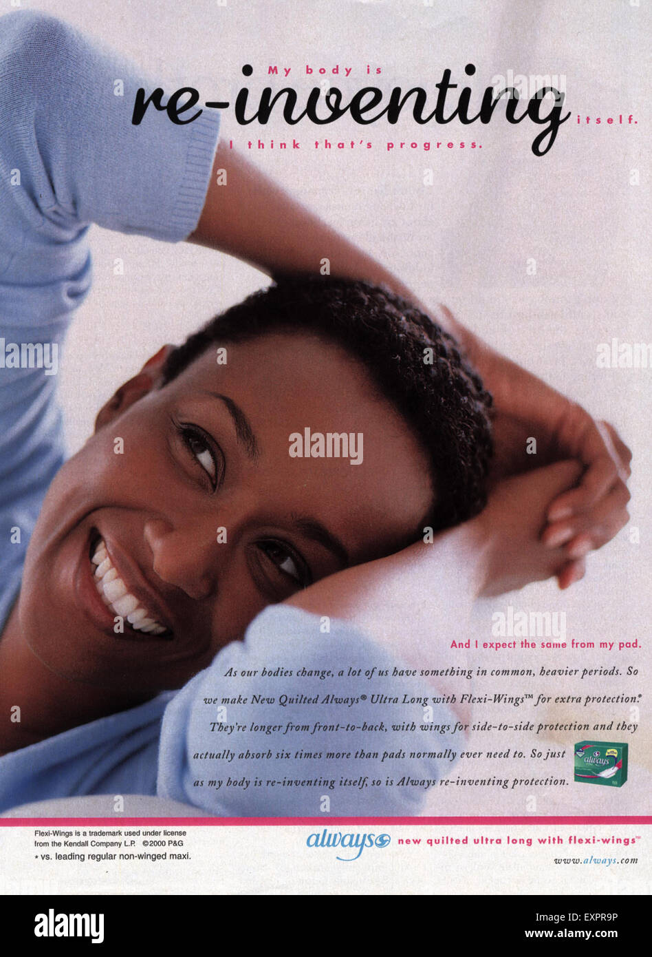 2000s UK Always Magazine Advert Stock Photo - Alamy