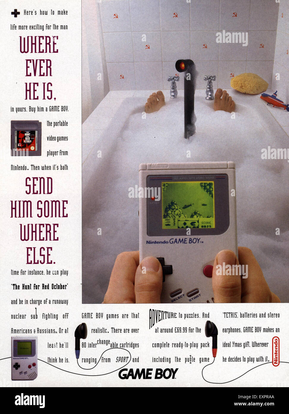 2000s UK Nintendo Game boy Magazine Advert Stock Photo - Alamy